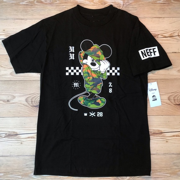 Neff | Shirts | Disney By Neff Como Mickey Mouse Tee | Poshmark